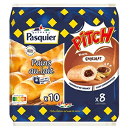 PASQUIER : Pitch - Pain au lait et brioches fourrées au chocolat : 650 ...