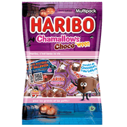 HARIBO : Chamallows Choco'ween - Guimauves enrobées de chocolat au lait ...