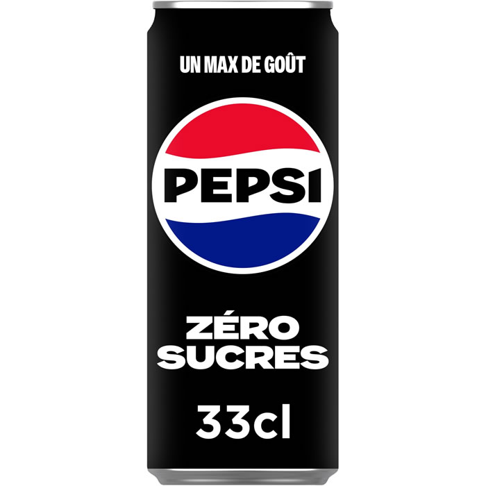 PEPSI : Zéro - Boisson gazeuse aux extraits végétaux sans sucres : 33 ...