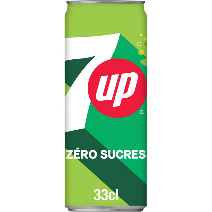SEVEN UP : Zéro - Boisson gazeuse de citron et citron vert sans sucres ...