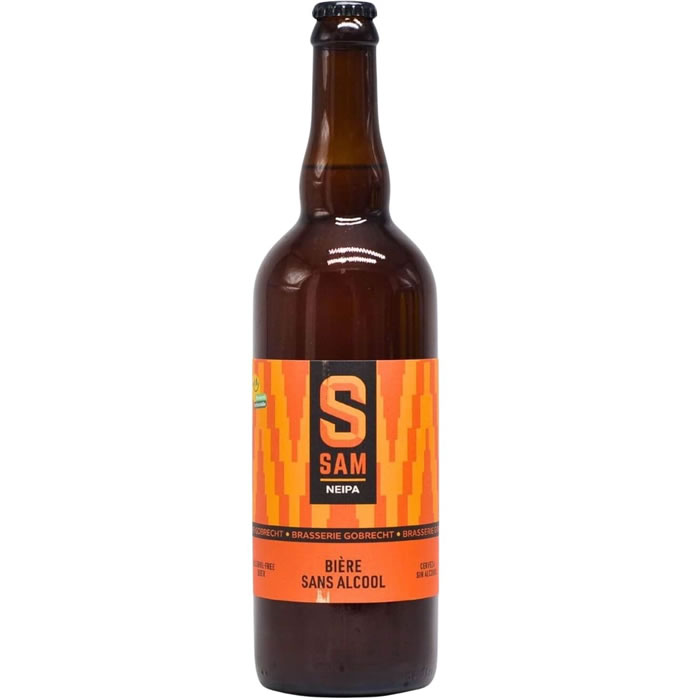 SAM : Neipa - Bière blonde sans alcool : 75 cl | Livraison à domicile ...