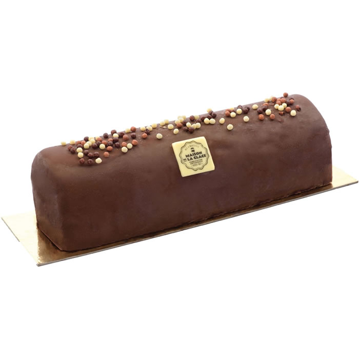 MAISON DE LA GLACE : Bûche 3 chocolats