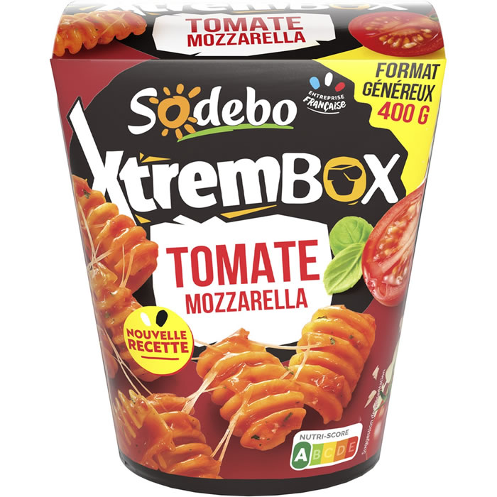 SODEBO : Xtrem Box - Radiatori à la tomate et mozzarella