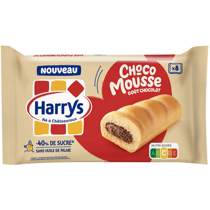 HARRYS : Choco Mousse - Gâteaux moelleux au chocolat au lait