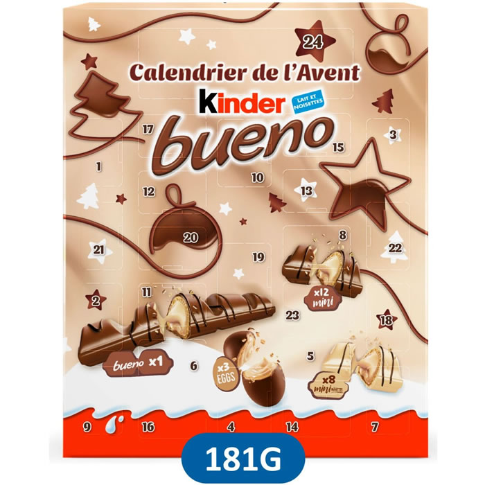 KINDER : Bueno - Calendrier de l'Avent : 24 cases | Livraison à ...