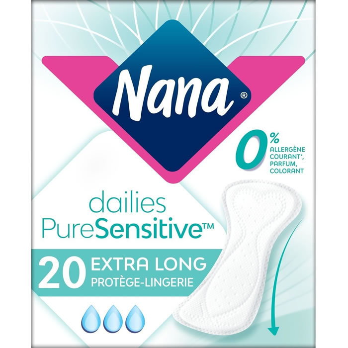 NANA : Pure Sensitive - Protège-slips extra long