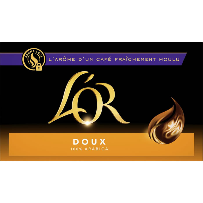 L'OR : Café moulu doux 100% arabica : 3 x 250 g | Livraison à domicile ...