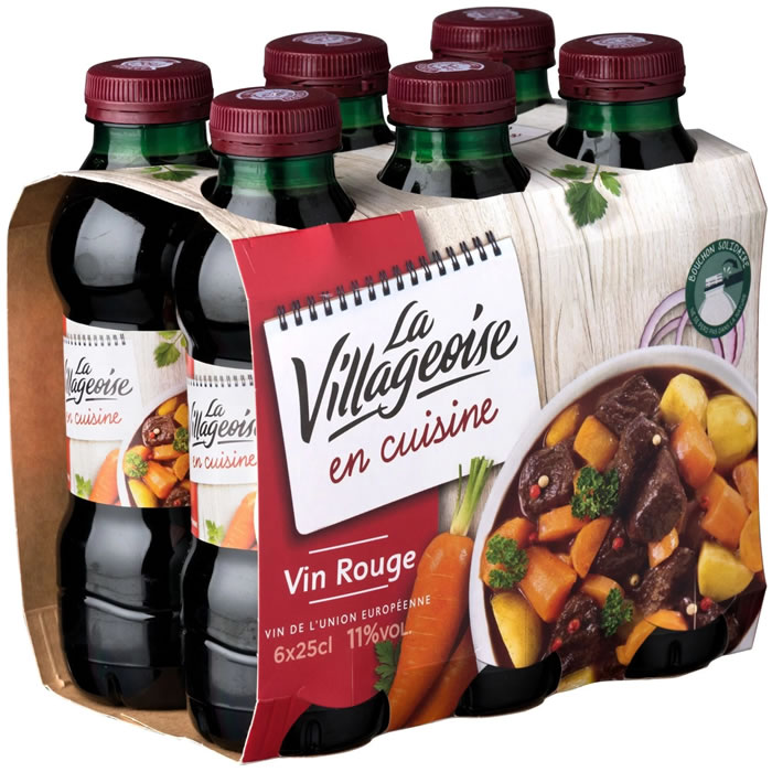 LA VILLAGEOISE : En cuisine - Vin rouge
