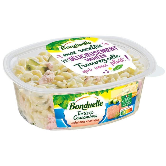 BONDUELLE : Salade de tortis et concombre au saumon