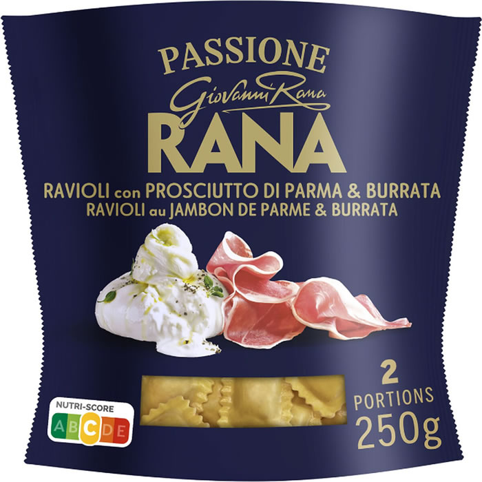 GIOVANNI RANA : Ravioli au jambon de parme et burrata : 250 g ...