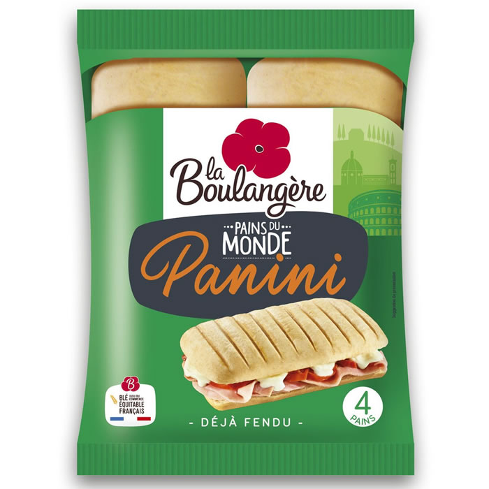 LA BOULANGERE : Pain panini fendu : 300 g | Livraison à domicile et ...