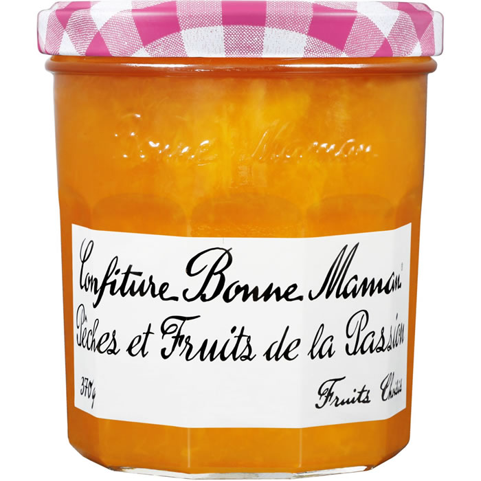 BONNE MAMAN : Confiture à la pêche et aux fruits de la passion : 370 g ...