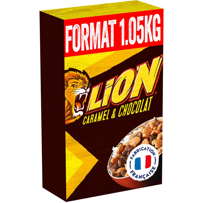 NESTLE : Lion - Céréales au chocolat et caramel