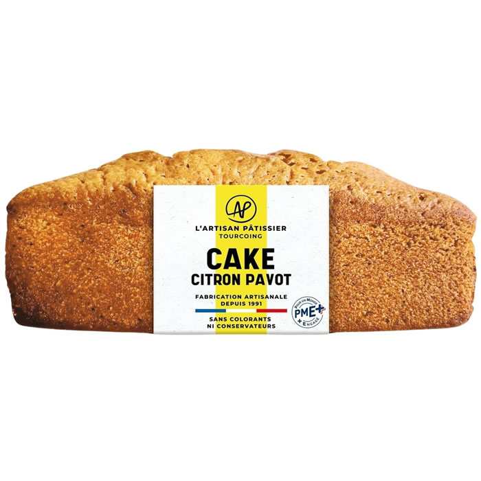 L'ARTISAN PÂTISSIER : Cake au citron pavot : 320 g | Livraison à ...