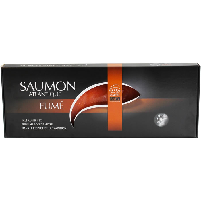 MARCEL BAEY : Saumon fumé d'Atlantique bio - chronodrive : 1 kg ...
