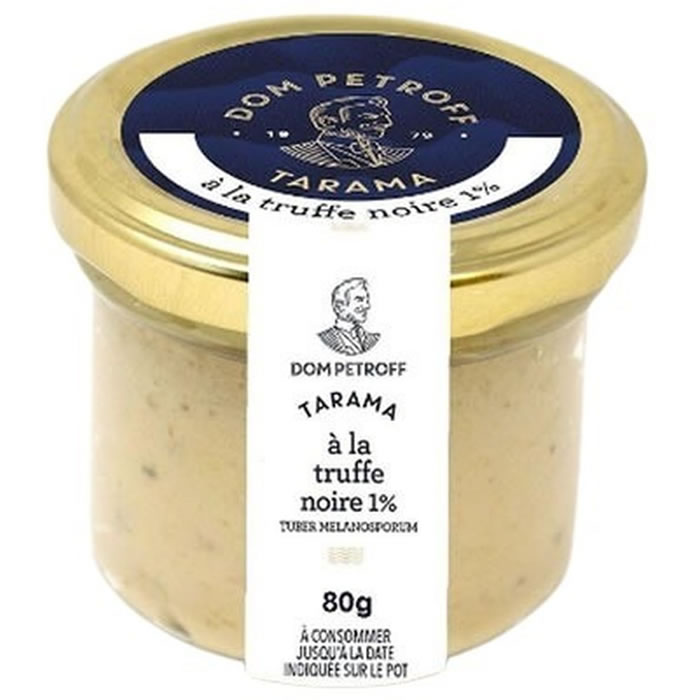 DOM PETROFF : Tarama à la truffe noire 1% : 80 g | Livraison à domicile ...