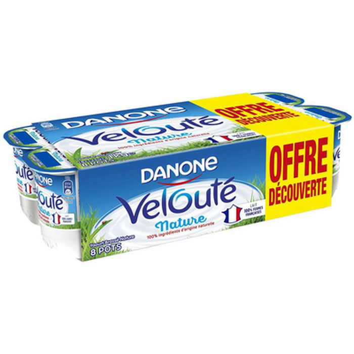 DANONE : Velouté - Yaourts brassés nature