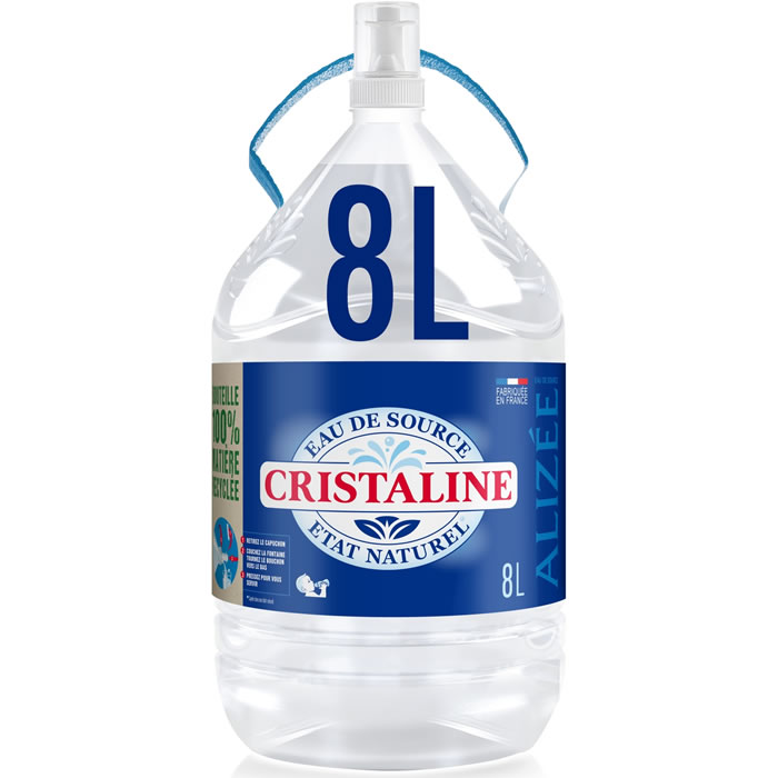 CRISTALINE : Eau de source : 8 L | Livraison à domicile et Drive ...