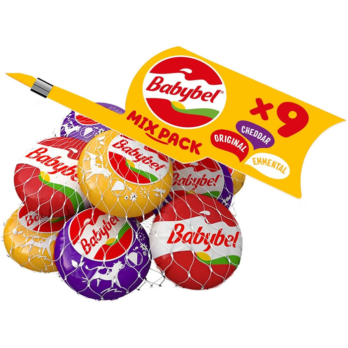BABYBEL : Mini Mix - Fromage au lait pasteurisé cheddar, emmental en ...