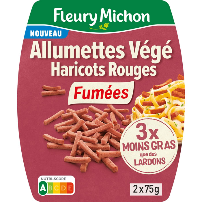 Fleury Michon : Allumettes fumées végétales aux haricots rouges - 2x75g