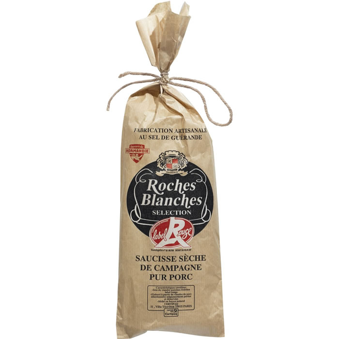 ROCHES BLANCHES : Saucisse sèche courbe de campagne label rouge ...