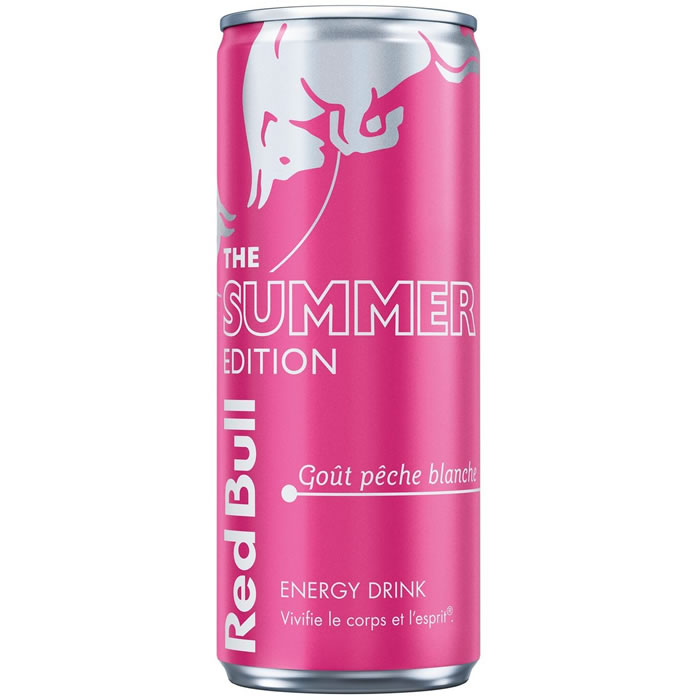RED BULL : Summer Edition - Boisson énergisante gazeuse à la pêche ...
