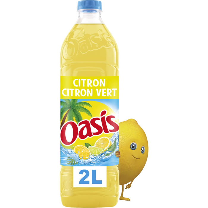 Oasis - Boisson gazeuse au citron et citron vert