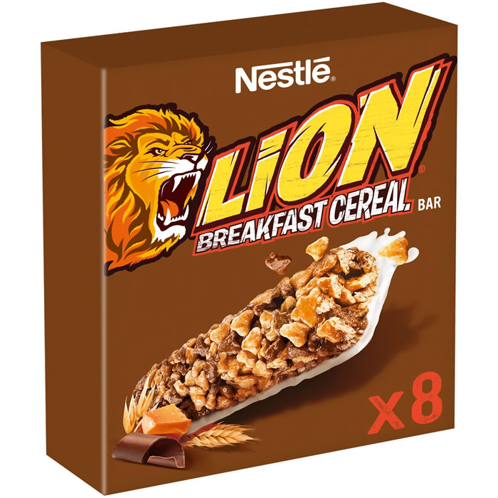 NESTLE : Lion - Barres céréalières au chocolat au lait et caramel