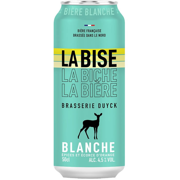 LA BISE : La Biche - Bière blanche aromatisée aux épices et écorce d ...
