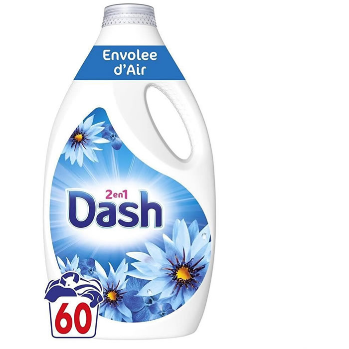DASH : Lessive liquide 2 en 1 envolée d'air