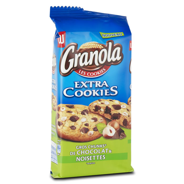 LU : Granola - Cookies extra pépites de chocolat et noisettes : 184 g ...