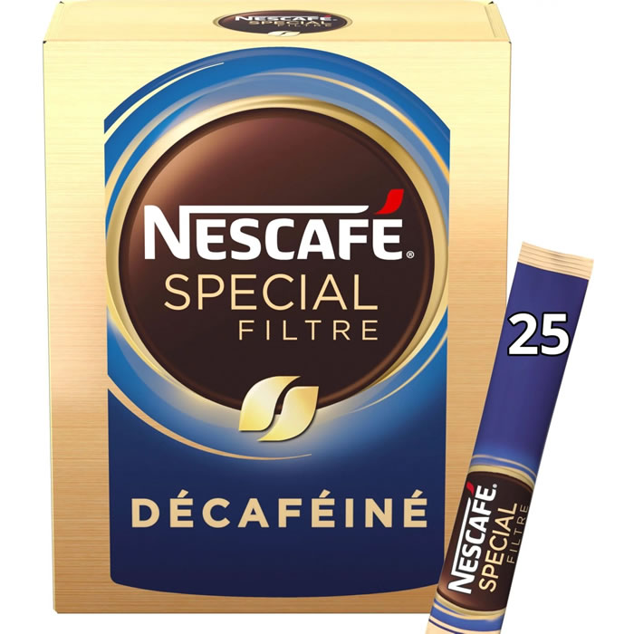NESCAFE : Café Filltre Décaféiné : 25 sachets | Livraison à domicile et ...
