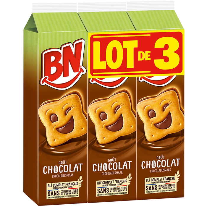 BN : Biscuits fourrés au chocolat au lait : 855 g | Livraison à ...