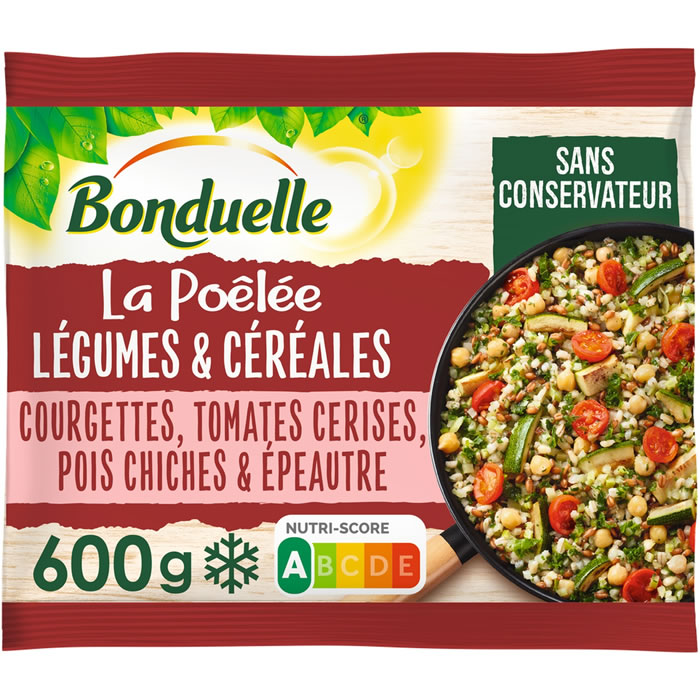BONDUELLE : Poëlée de légumes et céréales