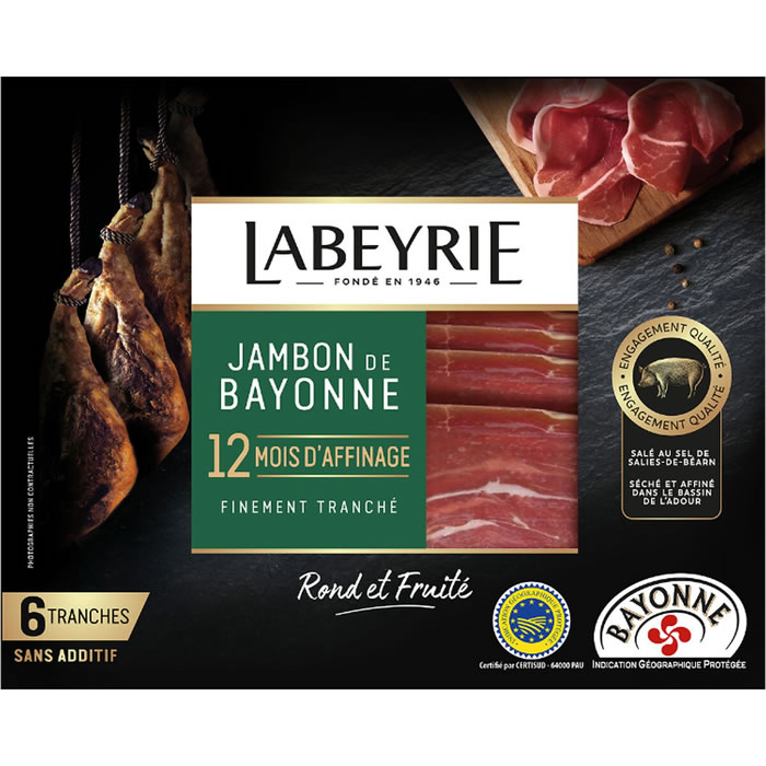 LABEYRIE : Jambon de Bayonne IGP 12 mois d'affinage