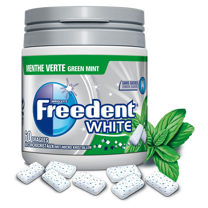 FREEDENT : Box - Chewing-gum à la Menthe verte : 80 g | Livraison à ...