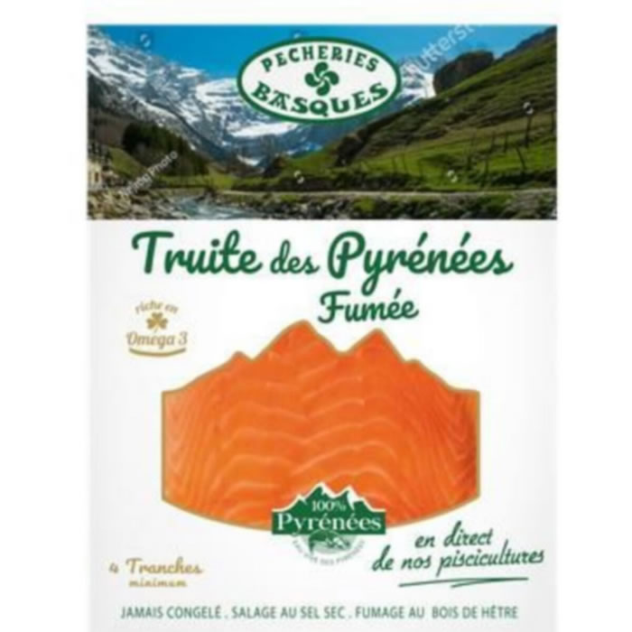 PÊCHERIES BASQUES : Truite fumée des Pyrénées