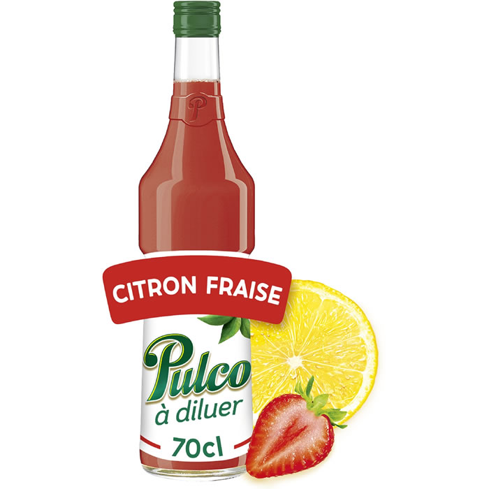 PULCO : Concentré à la pulpe de citron et fraise : 70 cl | Livraison à ...