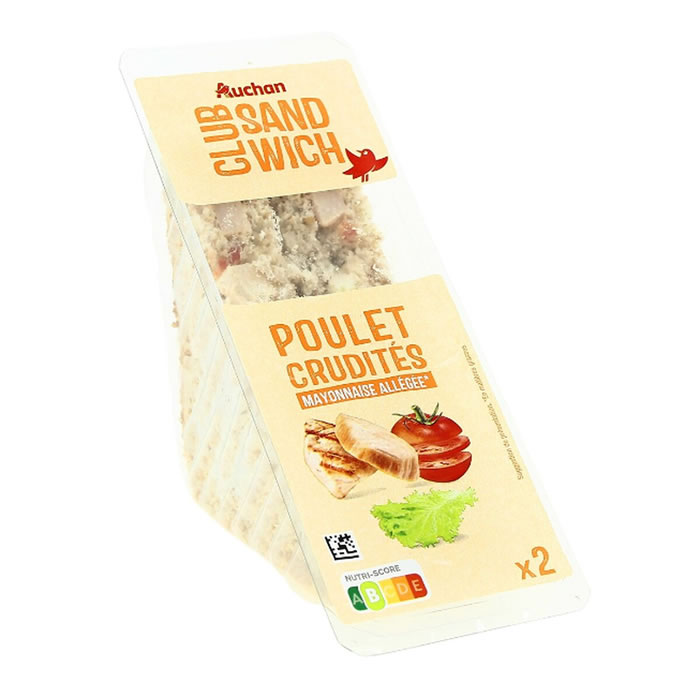 1 : AUCHAN SDW PLT CRUDITES 145G