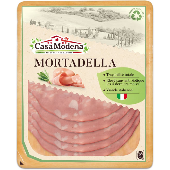 CASA MODENA : Mortadelle italienne : 80 g | Livraison à domicile et ...