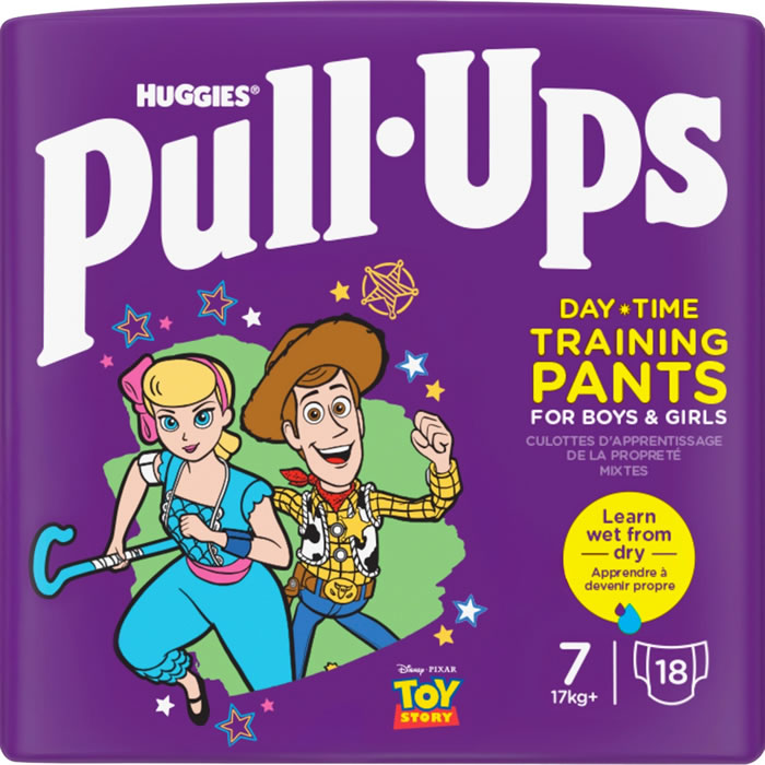 HUGGIES : Pull-ups - Couches culottes mixtes taille 7 (+17kg)