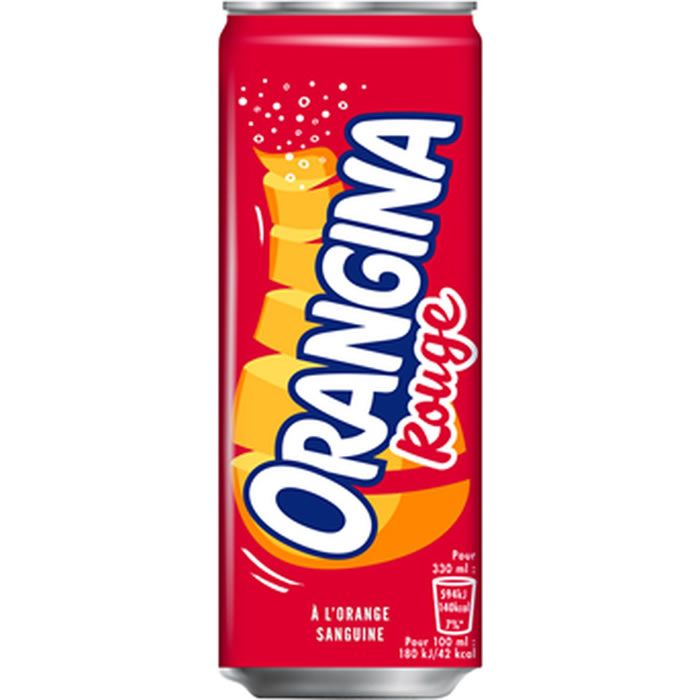 ORANGINA : Rouge - Boisson gazeuse à la pulpe d'orange sanguine : 33 cl ...