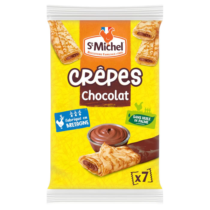 ST MICHEL : Crêpes fourrées au chocolat noisette