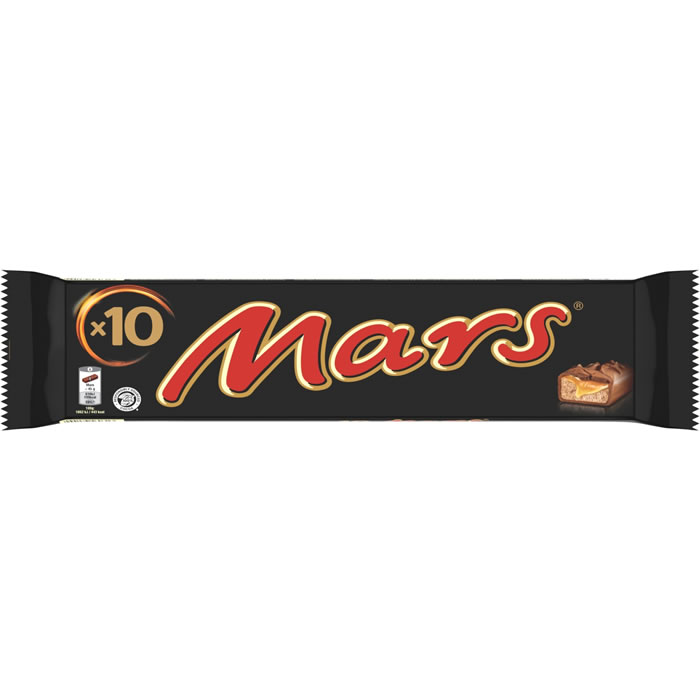 MARS : Barres chocolatées au caramel