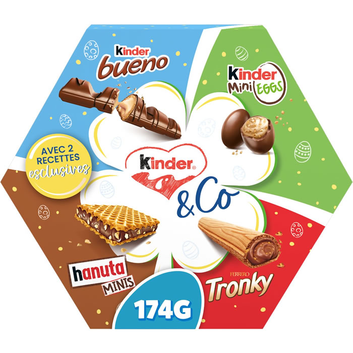 KINDER : & co - Assortiment de chocolats : 174 g | Livraison à domicile ...