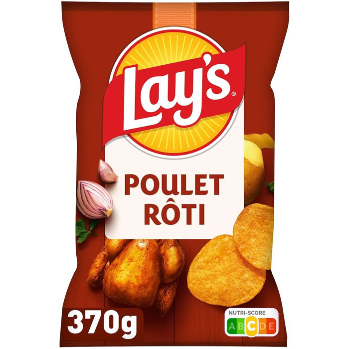 LAY'S : Chips saveur poulet rôti : 370 g | Livraison à domicile et ...