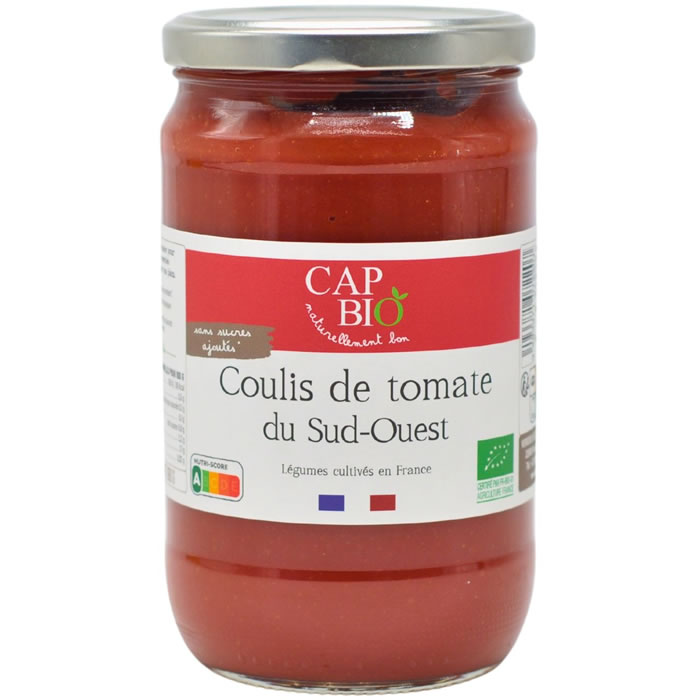 CAP BIO : Coulis de tomate du Sud Ouest bio : 690g | Livraison à ...