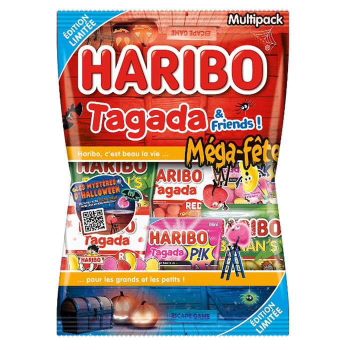 HARIBO : Tagada & friends Halloween - Assortiment de bonbons gélifiés ...