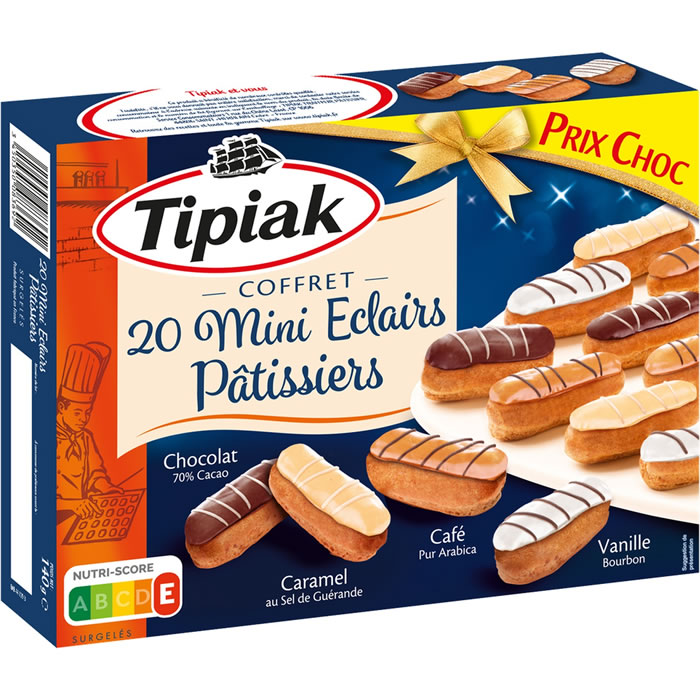 TIPIAK : Mini éclairs pâtissiers : 140 g | Livraison à domicile et ...