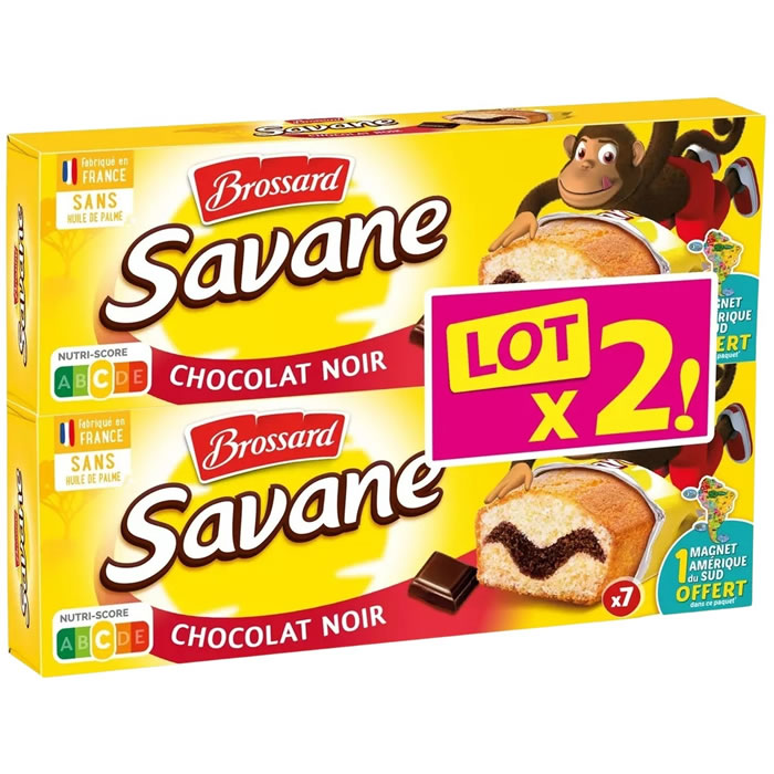 BROSSARD : Gâteaux marbrés au chocolat noir : 2 x 210 g | Livraison à ...